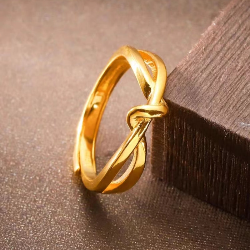 ORIGINAL GOLD TIE NODULE RING – kisall